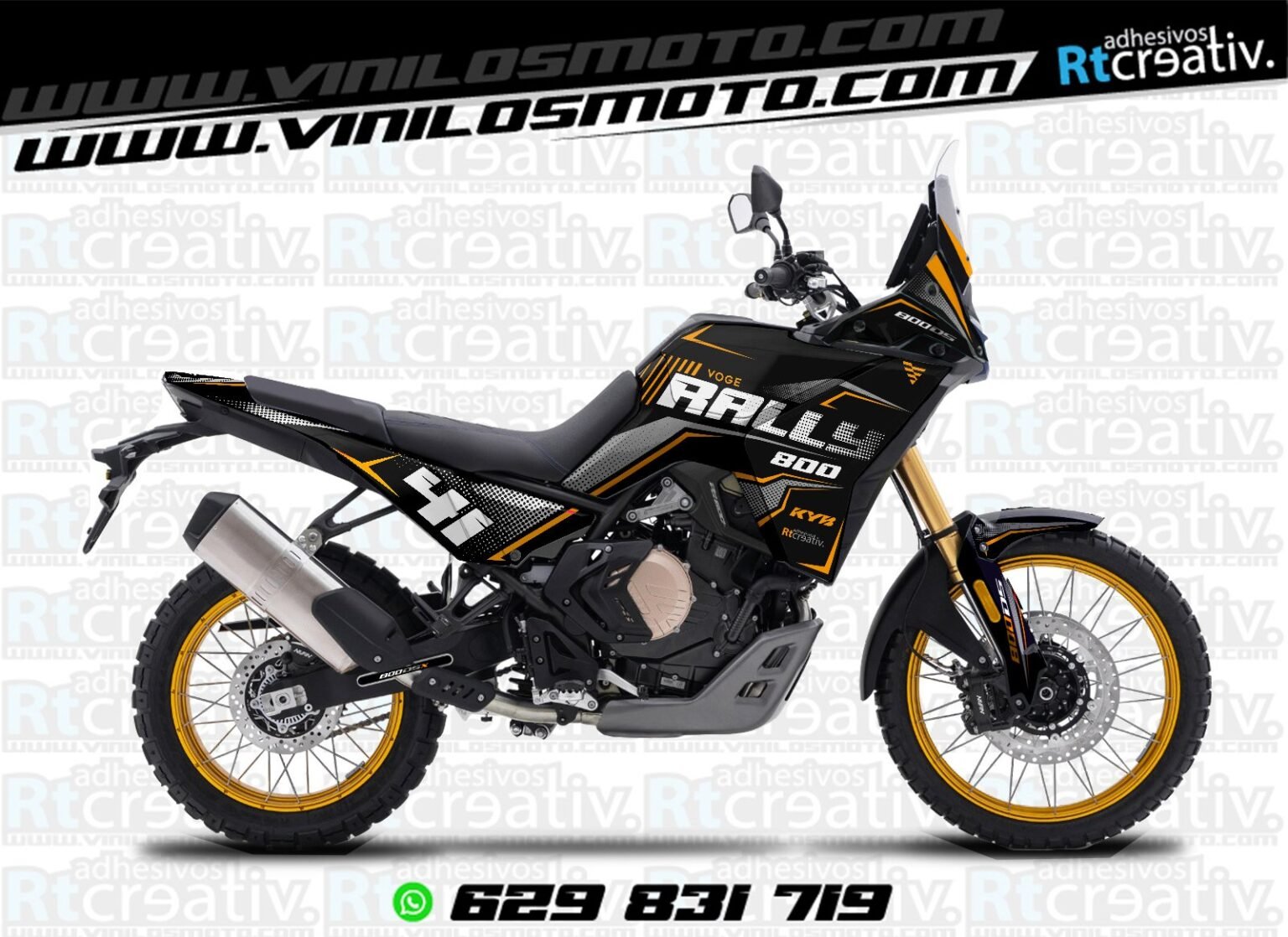 Voge DS800 Rally | Diseño RT002 - Vinilos moto